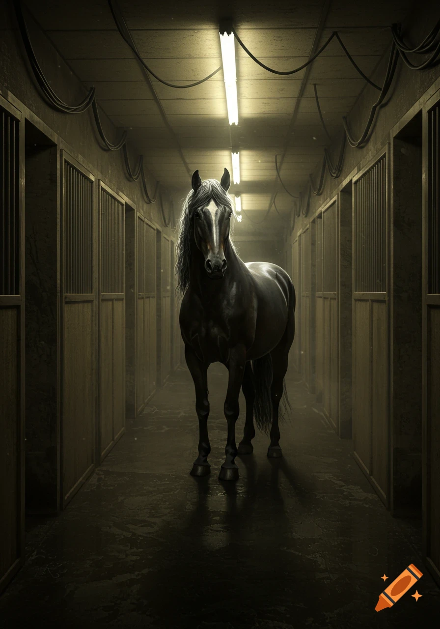 A black and white drawing of three greyhounds with numbered vests ...