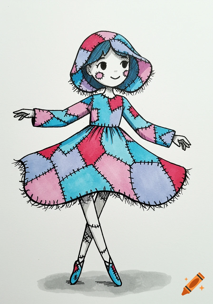 Ball+jointed+oc+drawing created on Craiyon