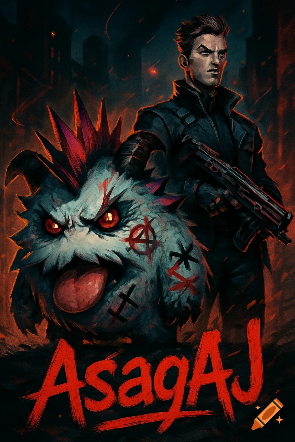 Forsaken+sus+fanart created on Craiyon