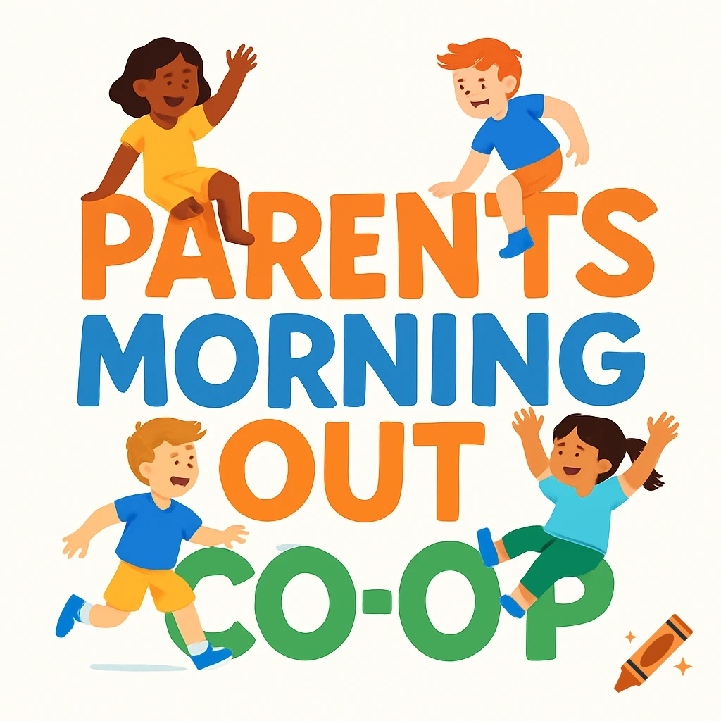 Cartoon illustration of children playing around the words 'Parents ...
