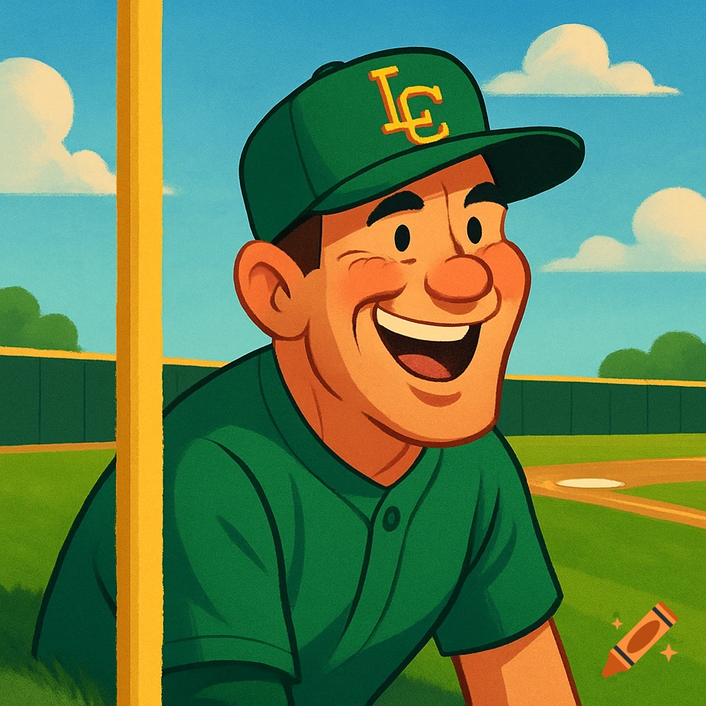 Cartoon Cereal Piece Character in a Milwaukee Brewers Baseball Uniform ...