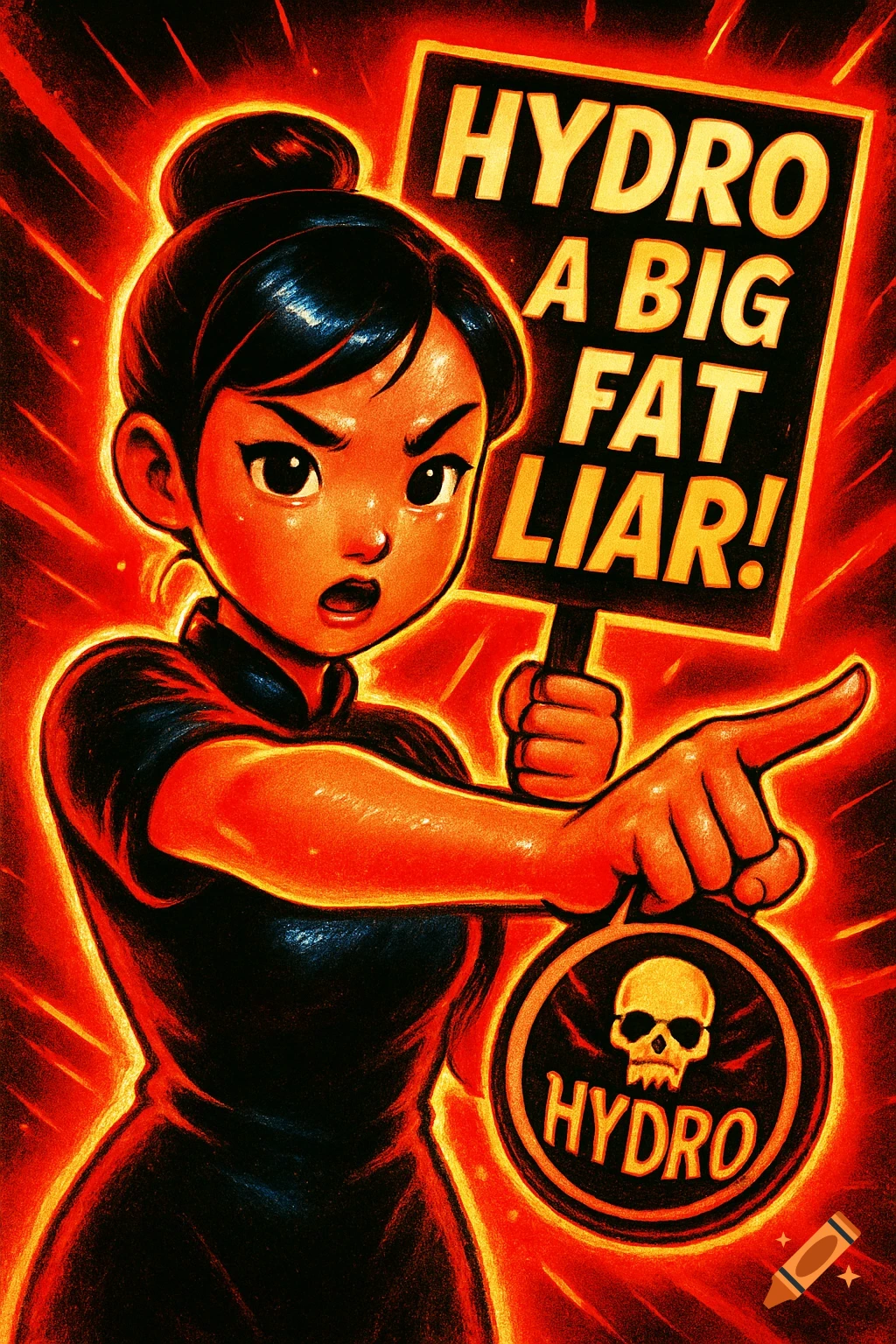 Toxic created on Craiyon