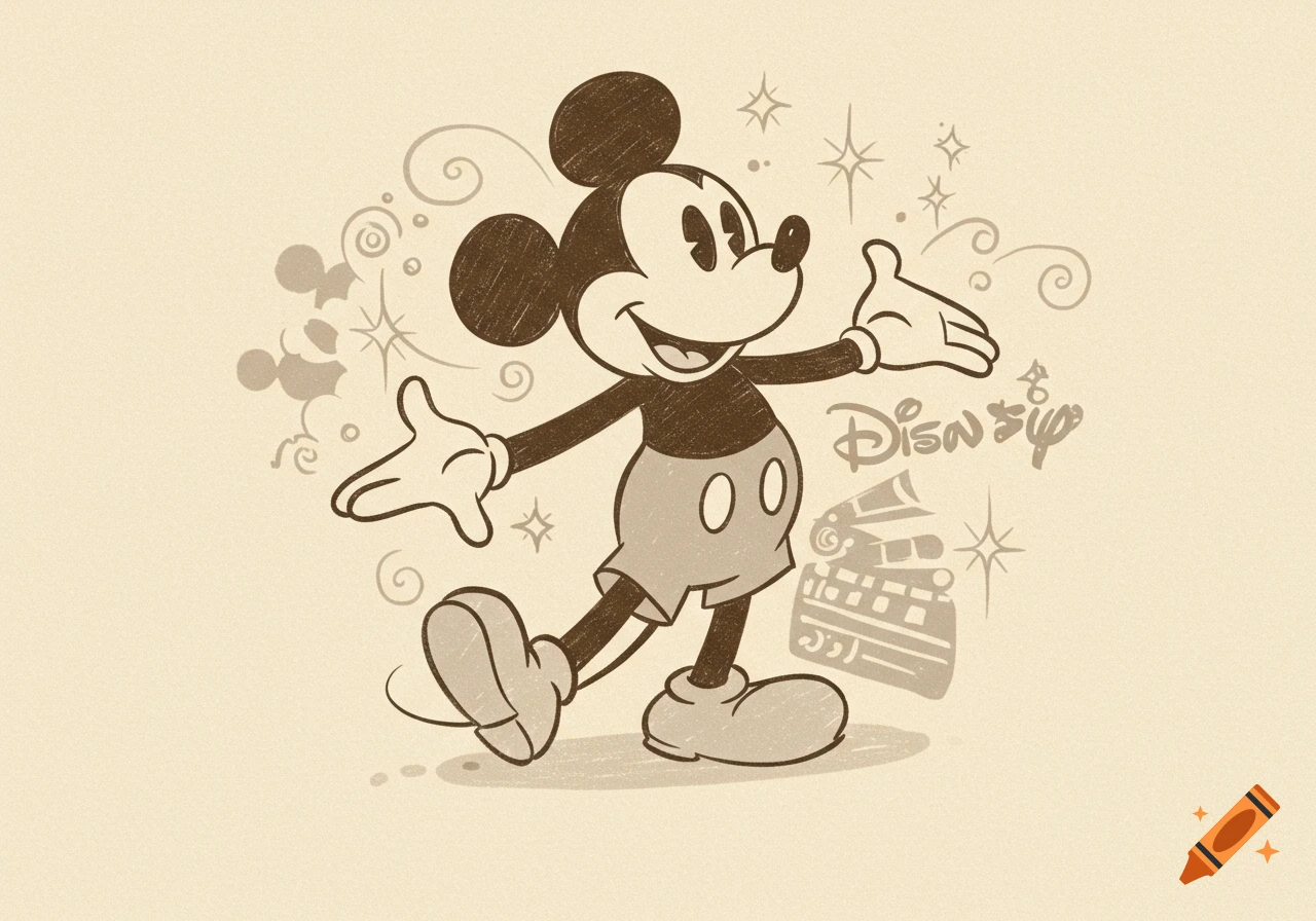 Mickey+mouse+tail created on Craiyon