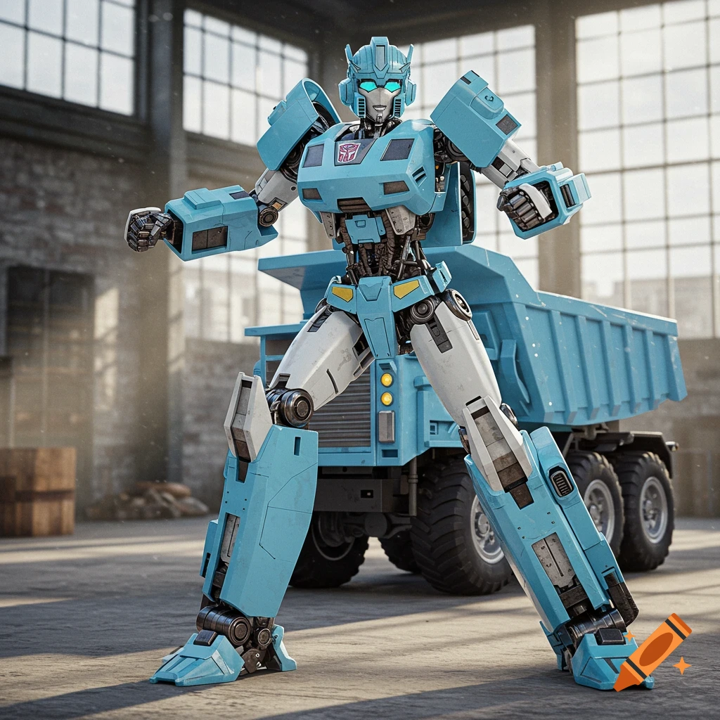 A photorealistic action figure of a light blue and white female ...