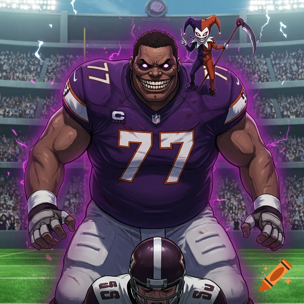 Josh+allen+caricature created on Craiyon