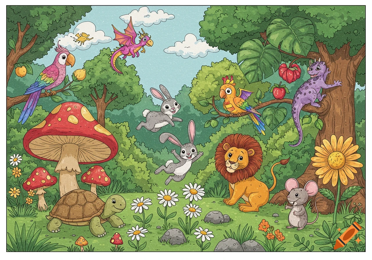 Play Mat created on Craiyon