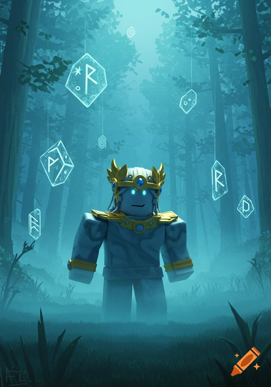 Roblox created on Craiyon