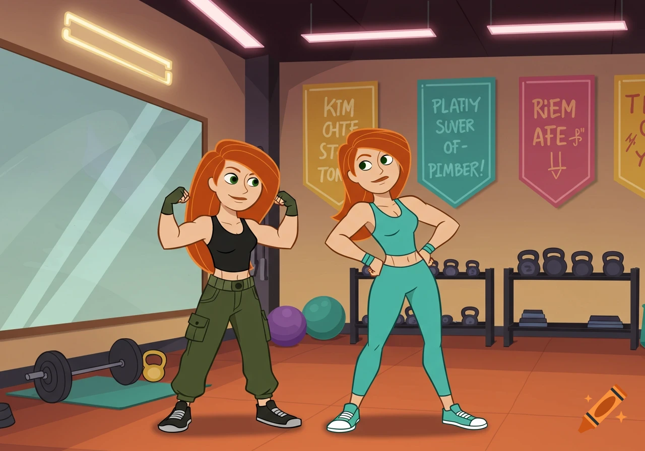 3d Animation of a Character Resembling Kim Possible Smiling created on ...