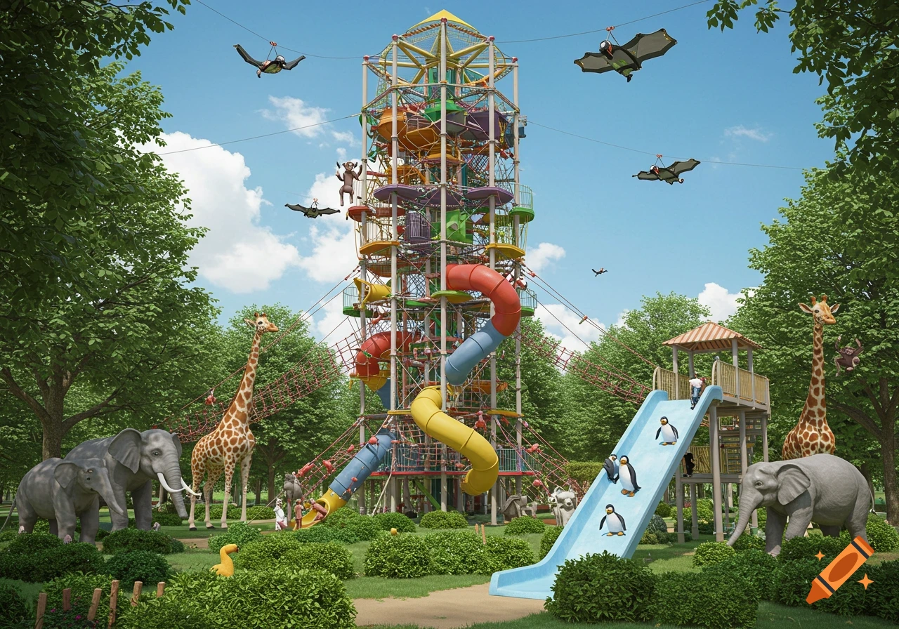 Playground images créées sur Craiyon