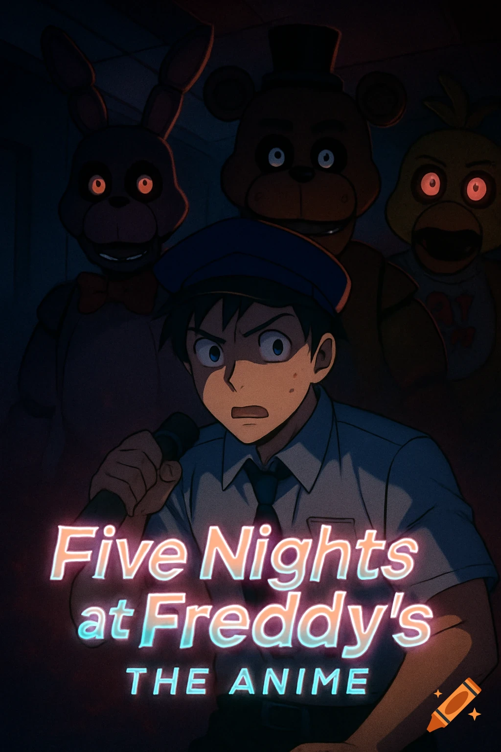 Fnaf created on Craiyon