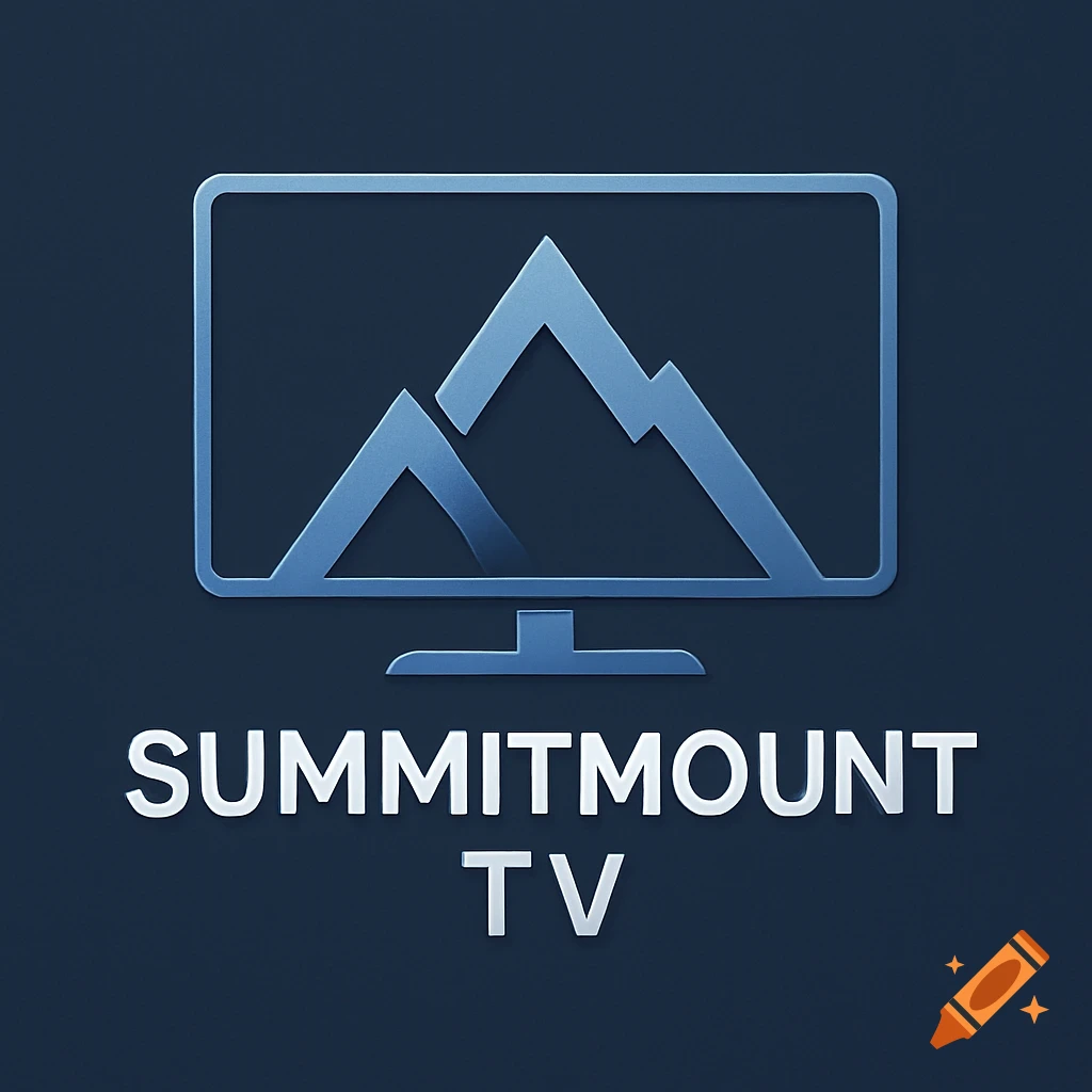 Logo for MET Educational Television, featuring a blue and orange globe symbol. on Craiyon