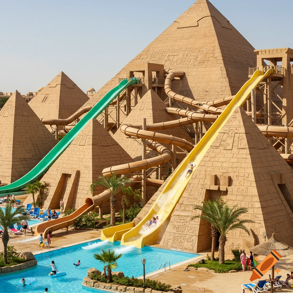 Water Park images created on Craiyon