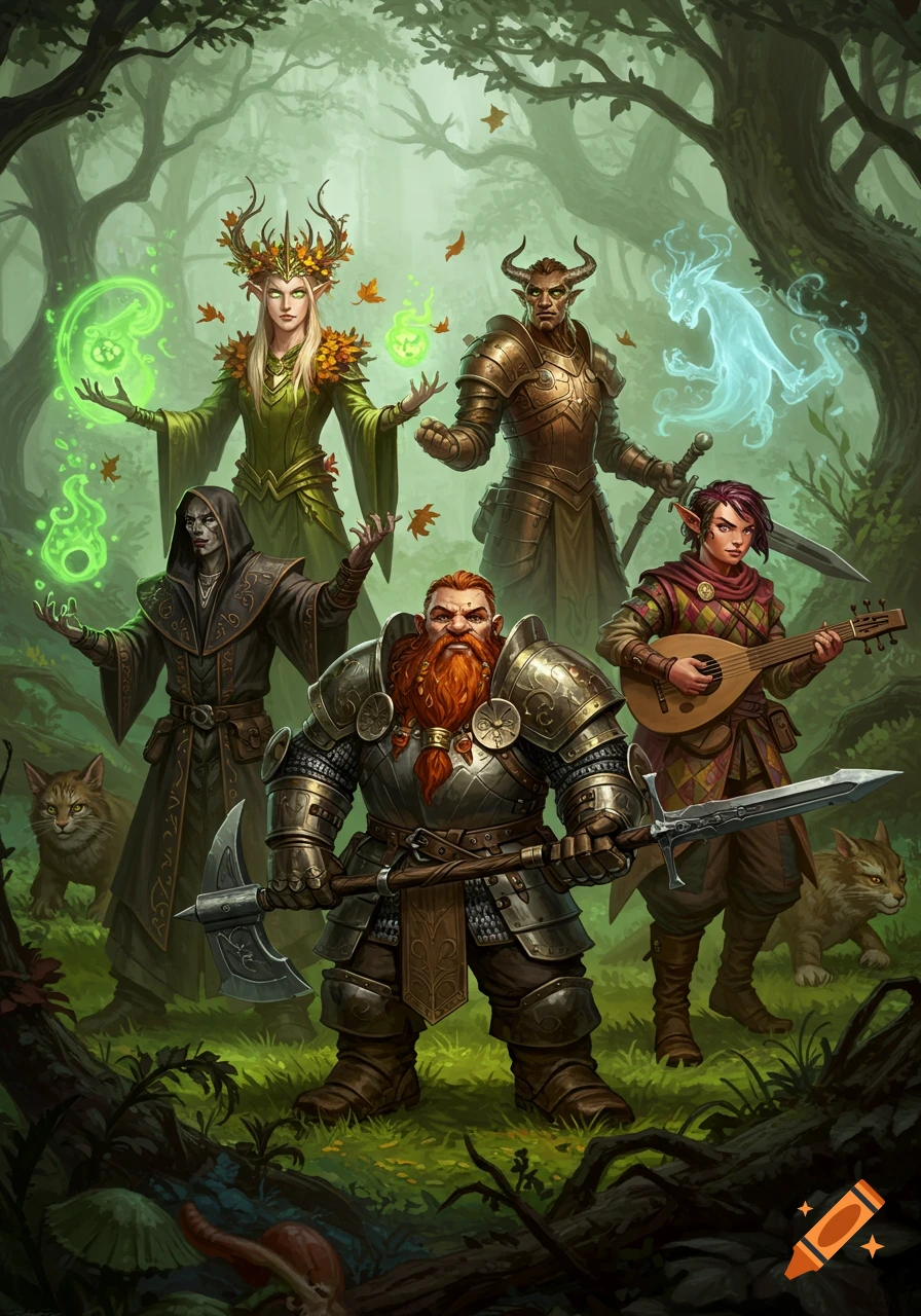 D&d created on Craiyon