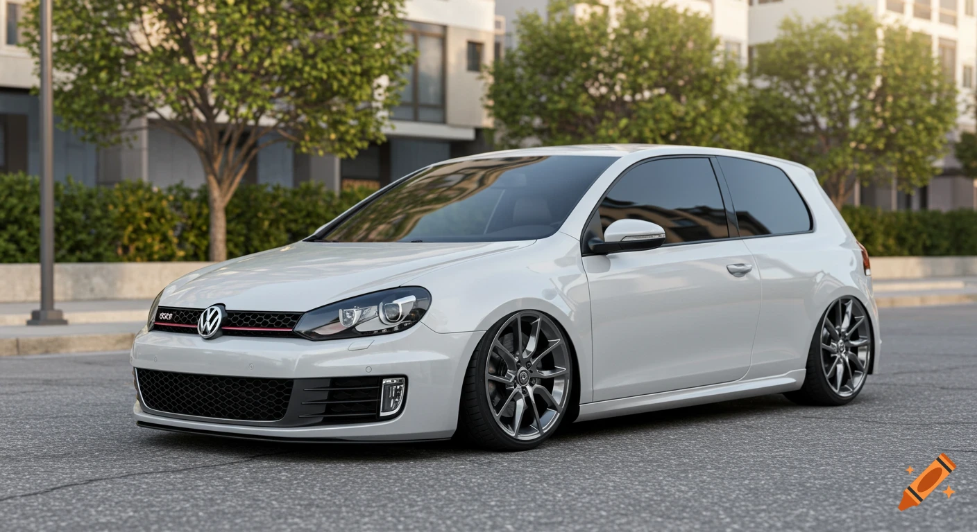 A Volkswagen mk5 Golf modified as a rallycar with rallycar ...