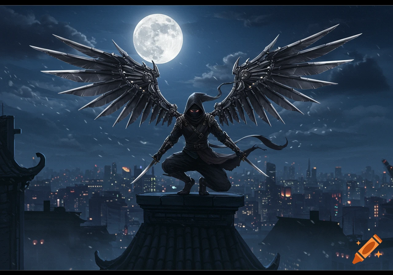 Fallen+angel+wallpaper created on Craiyon