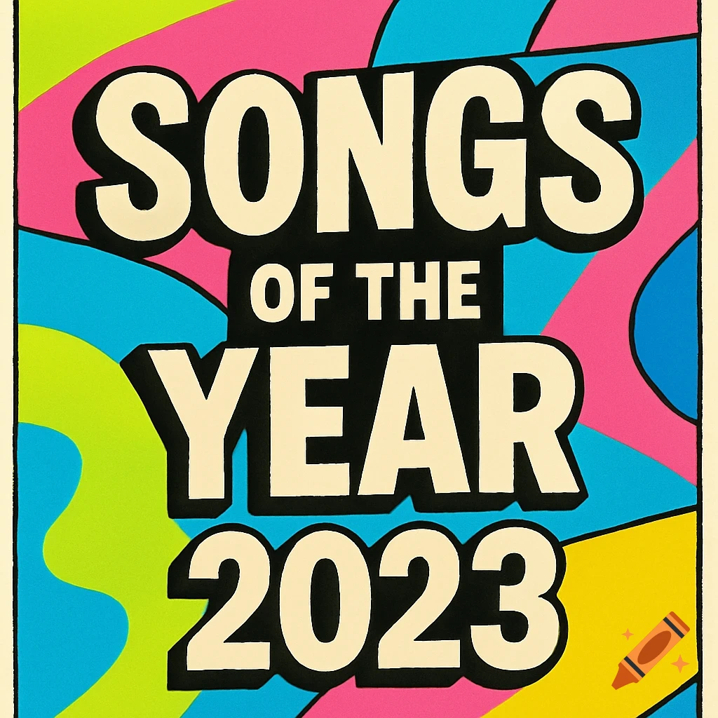 A colorful abstract music compilation cover with the title 'Songs of ...