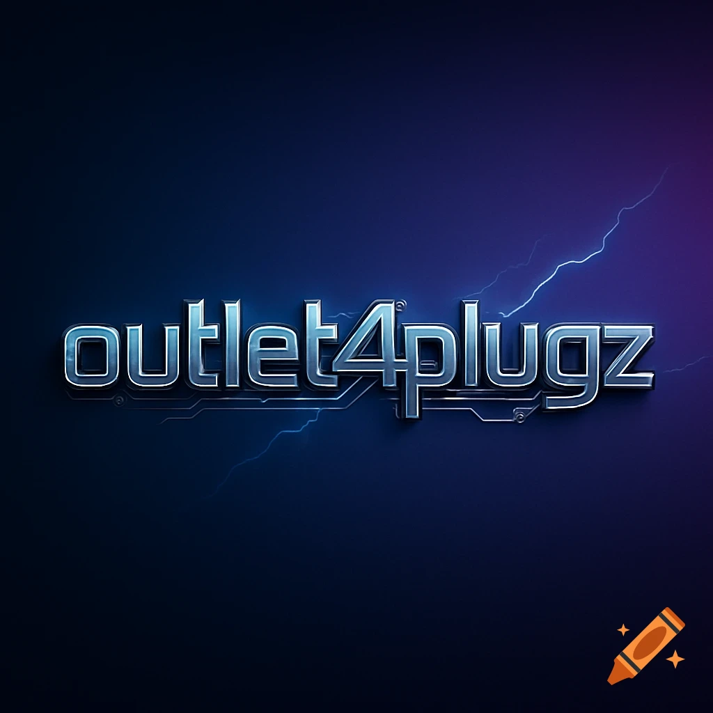 A blue and black ZLP Custom logo with a gradient effect and square ...