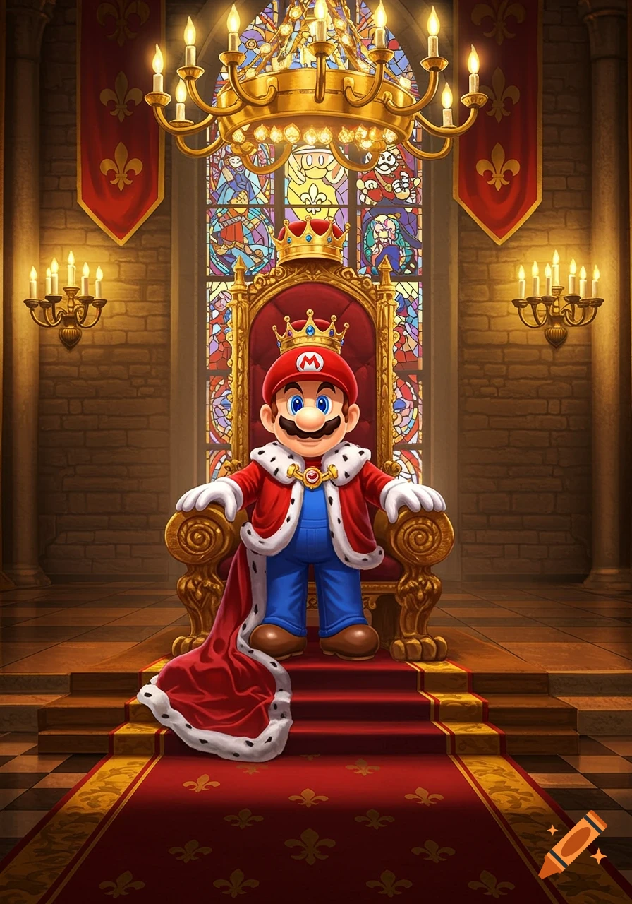 Meta Knight with a golden sword and King Dedede with a hammer stand in ...