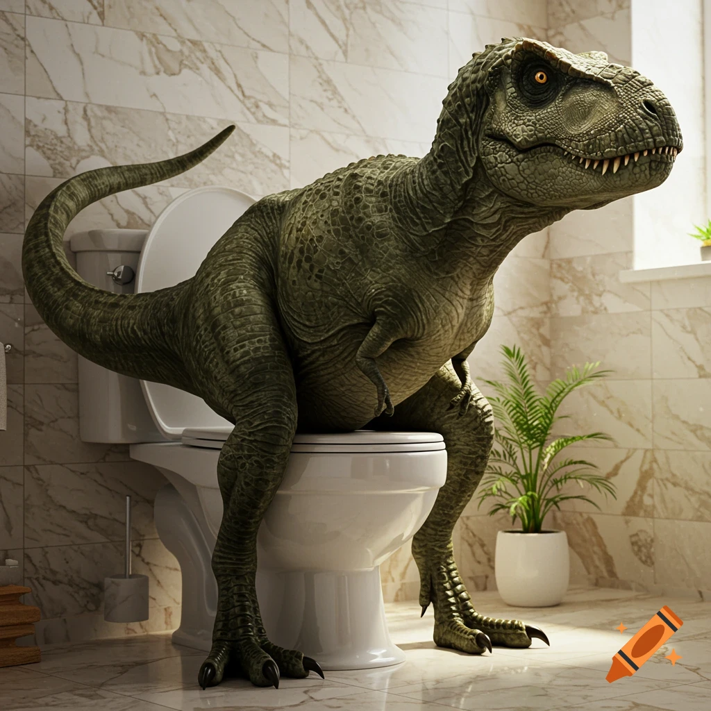 Elon Musk Sitting Inside a Toilet Bowl in Photorealistic High ...