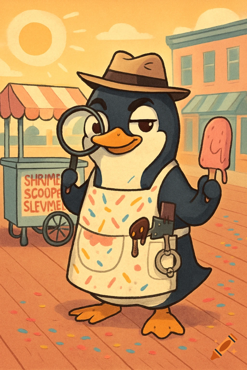 Detective images created on Craiyon