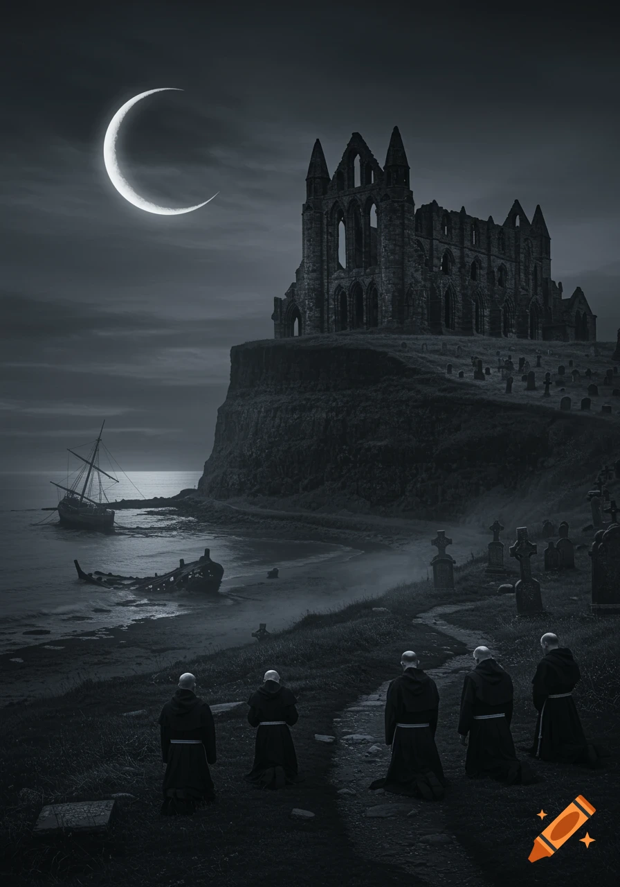 Saint-Malo city with fort, beach, and detailed city walls from late ...