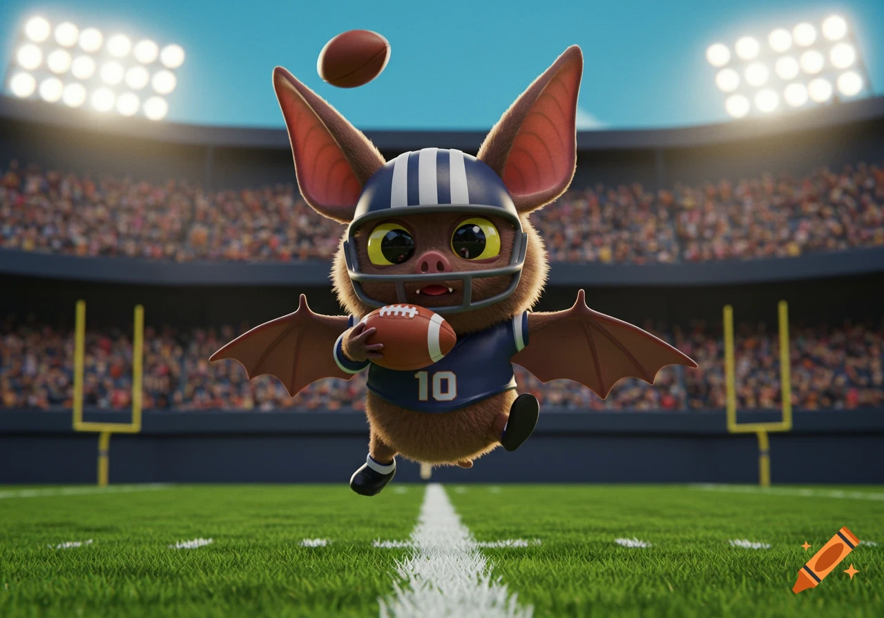 Angry hornet engaging in football game on Craiyon