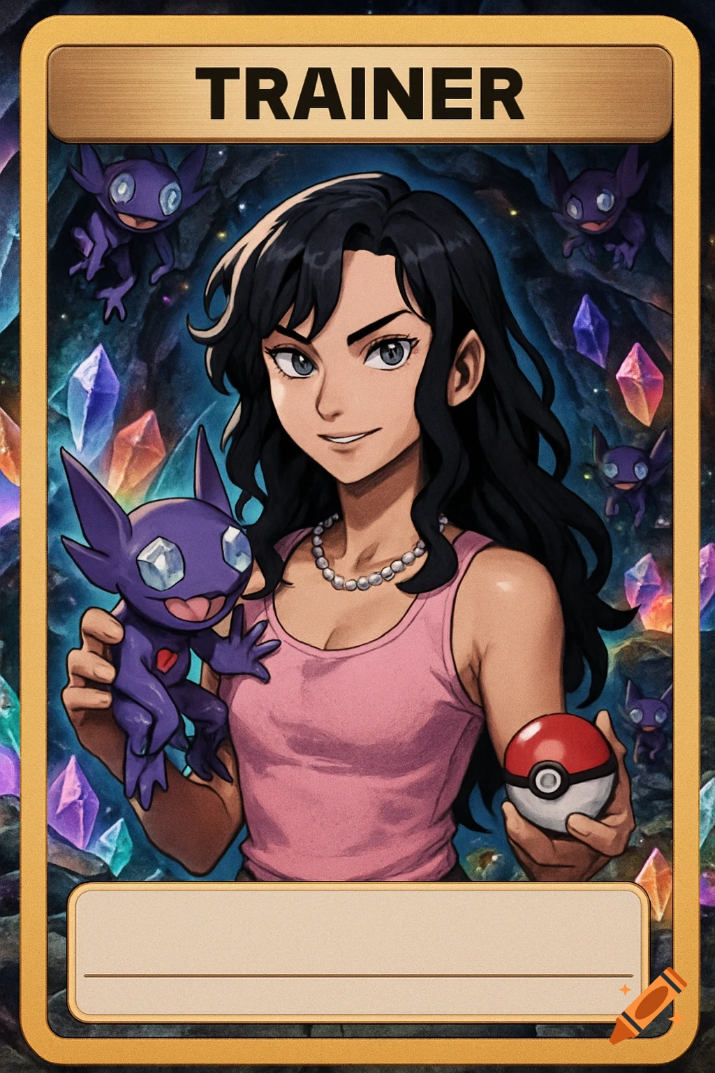 Pokemon+nessa+tied+up created on Craiyon