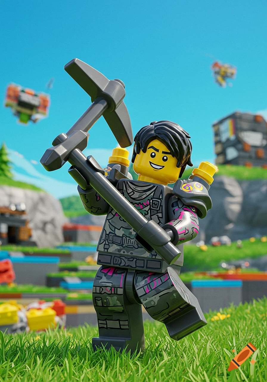 Lego images created on Craiyon