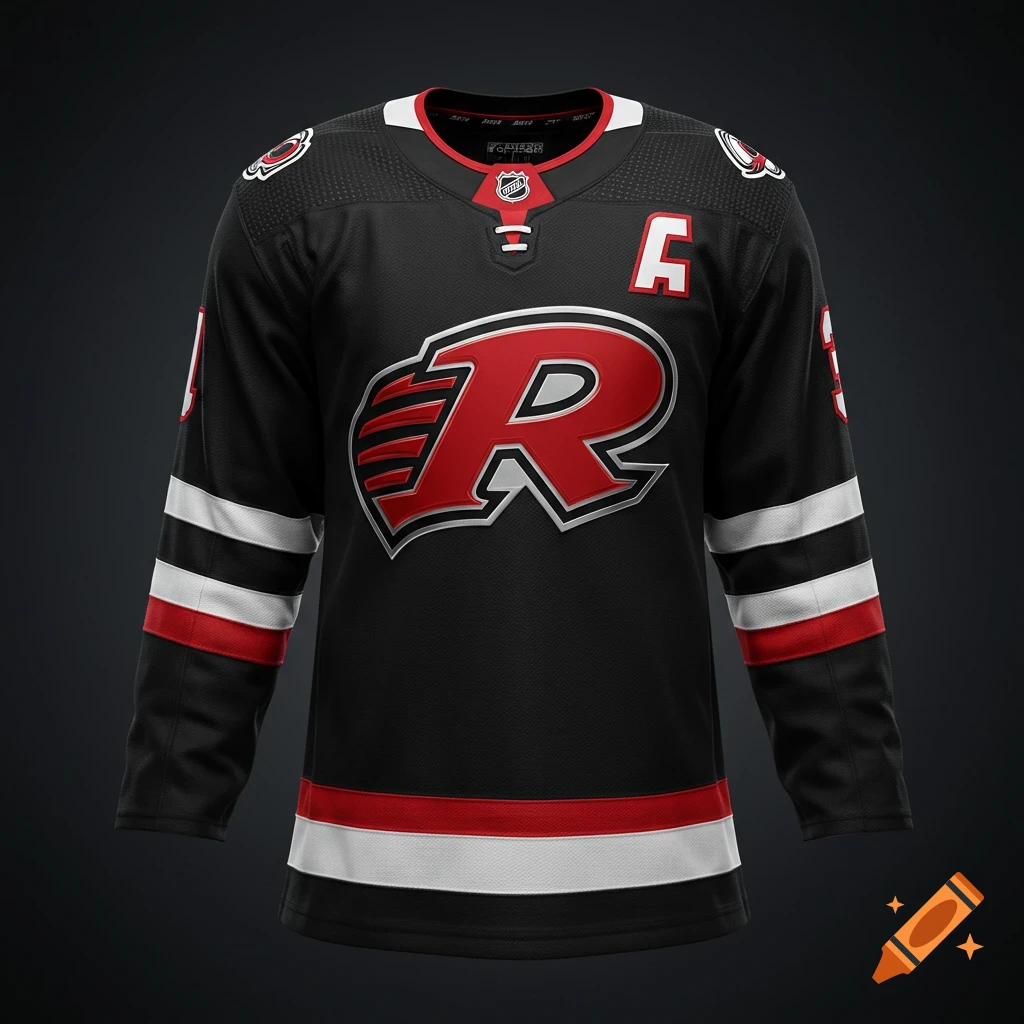 Red and gold football jersey with number 8 on the front and back, and ...