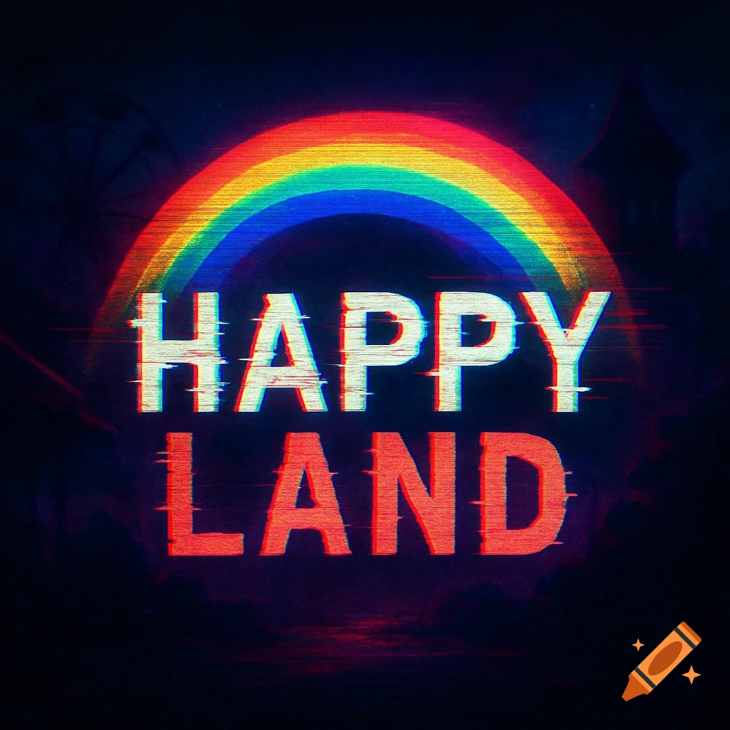 Simple illustrated logo for Little Land of Fun theme park featuring a ...