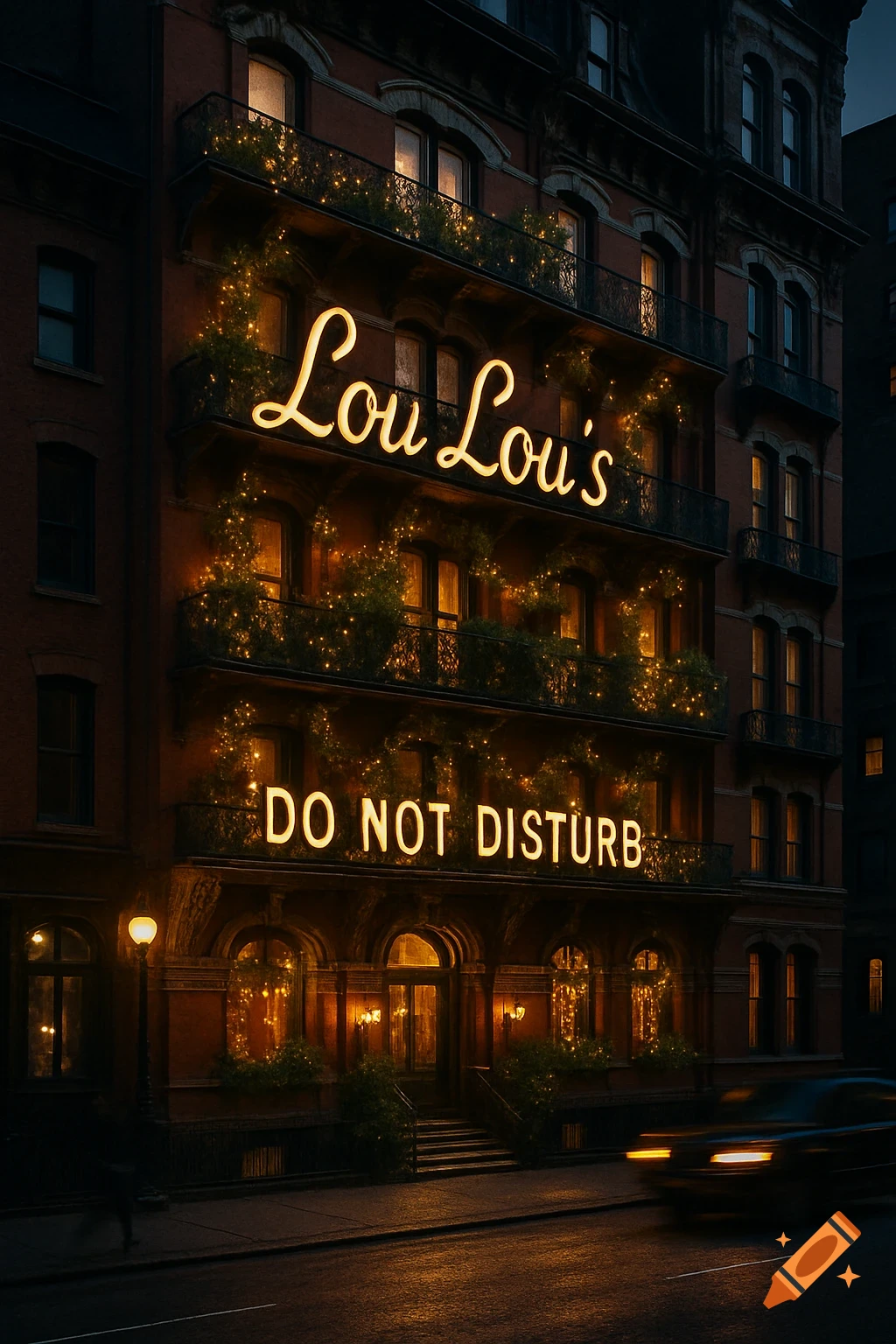 A vibrant, painterly album cover illustration depicting a street scene ...