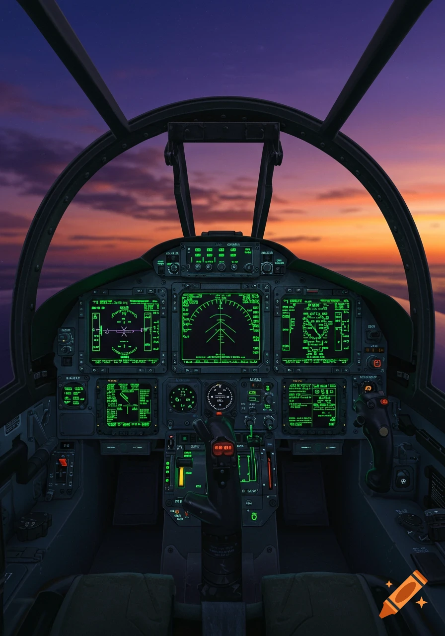 A jet black missile or rocket launcher in silhouette against a dark ...