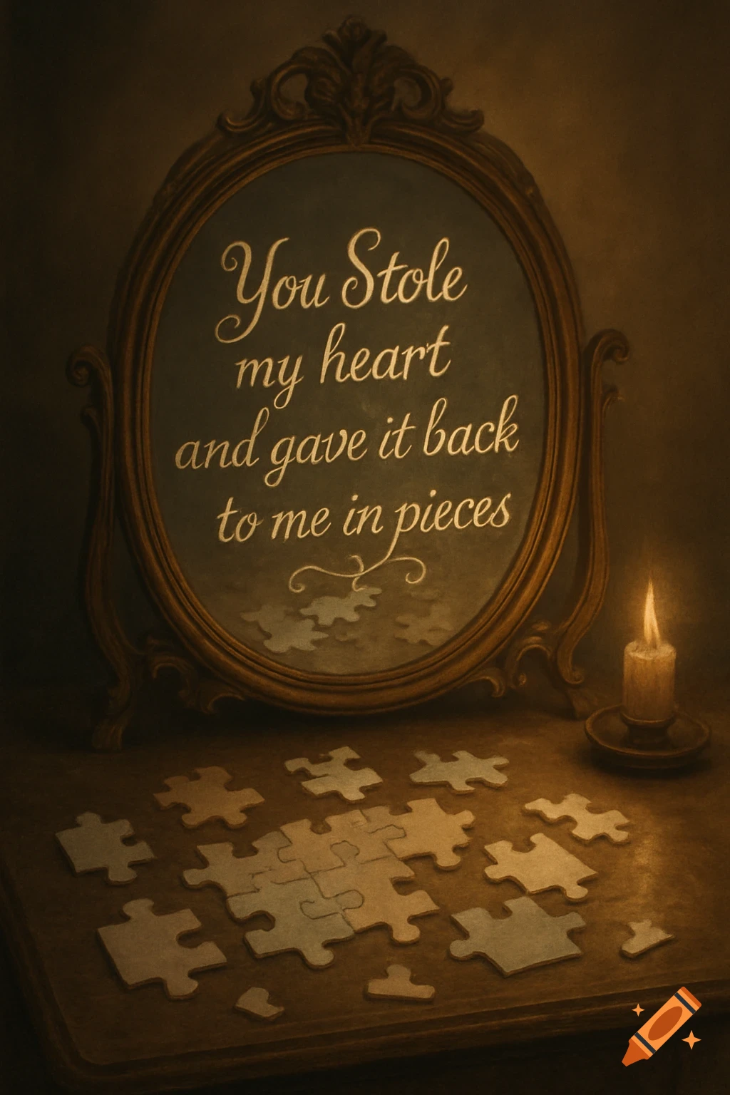 Old, distressed paper with 'Your not biting my fingers...' written in ...