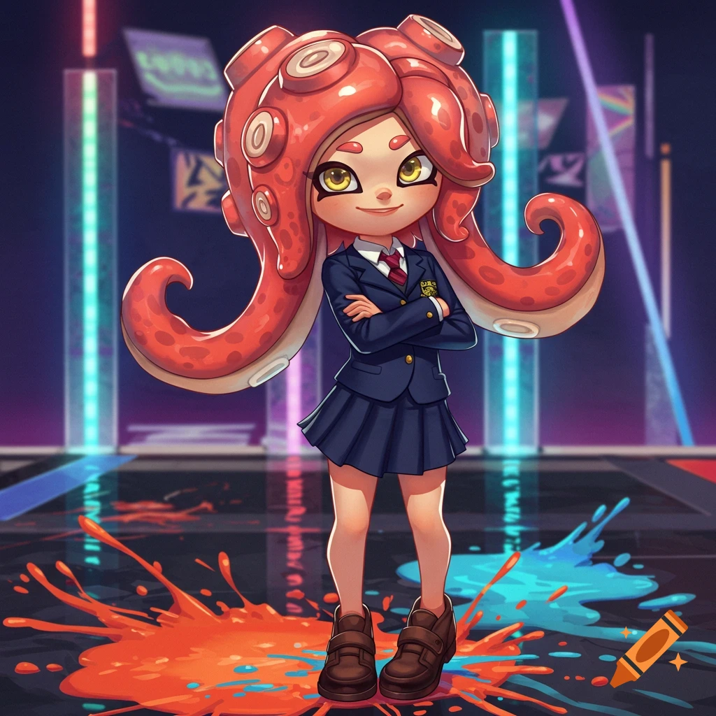 Pixel art of a serious anime girl in a kaiser uniform on Craiyon