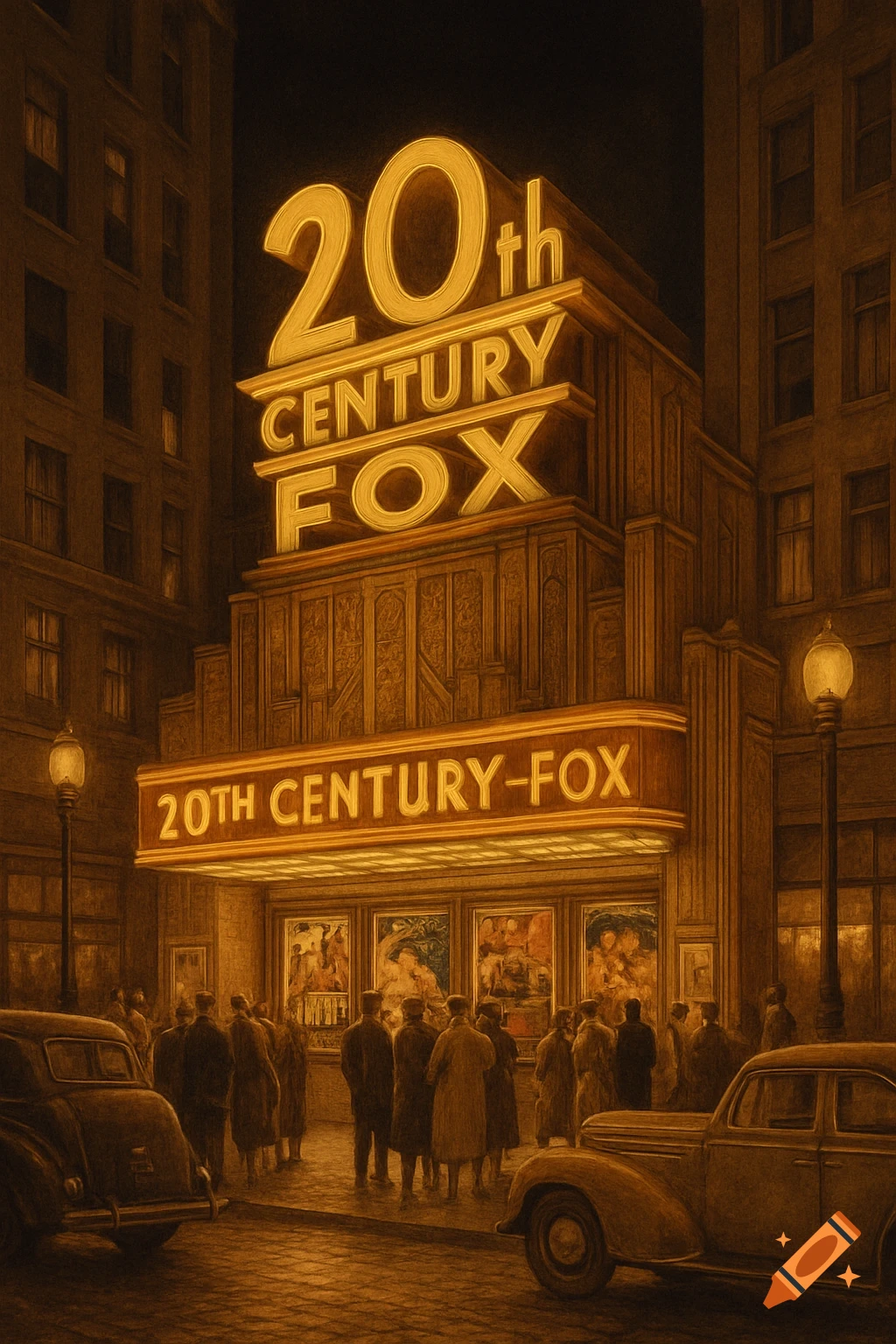 Roaring Twenties created on Craiyon