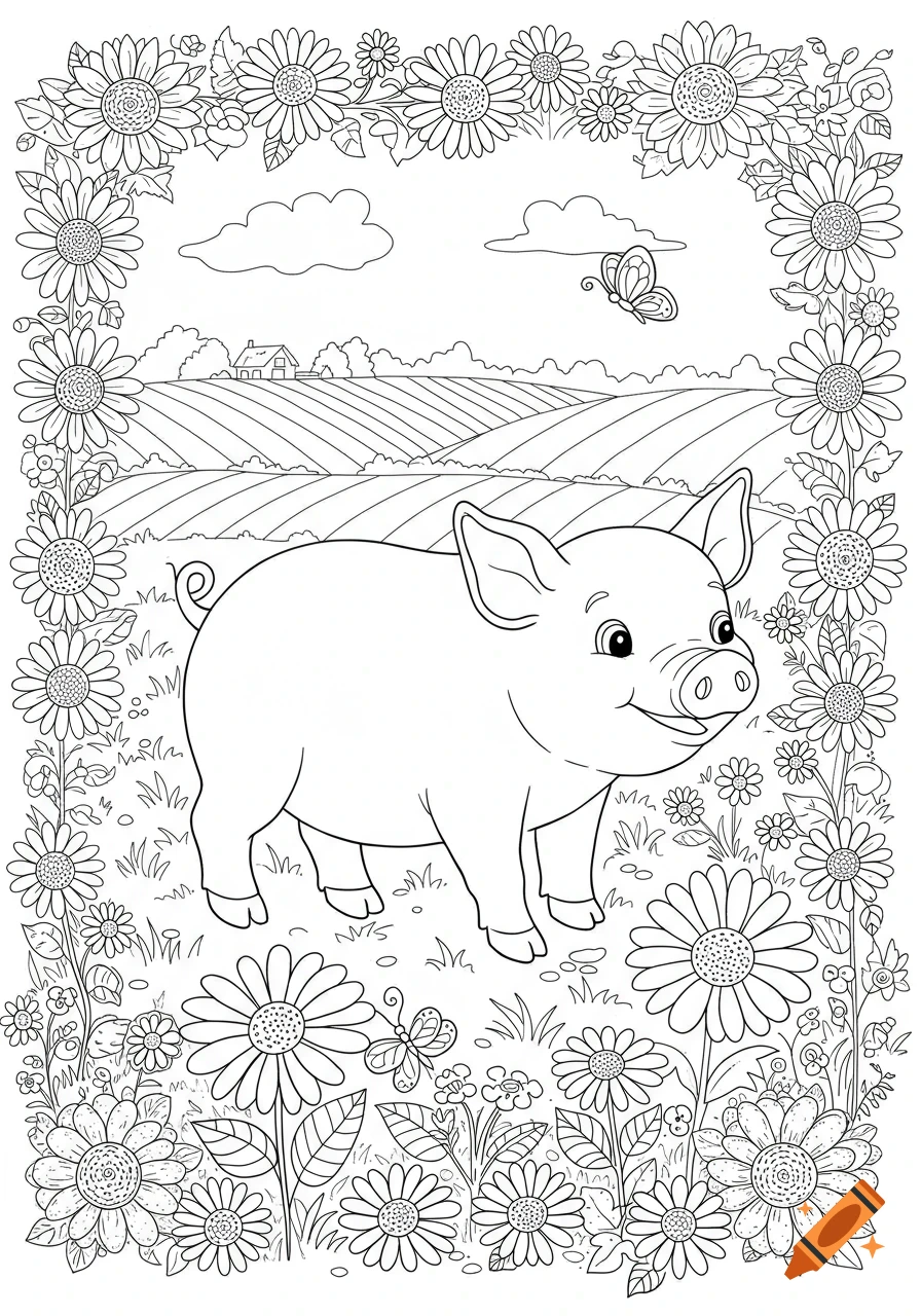 Coloring+blue+pink created on Craiyon