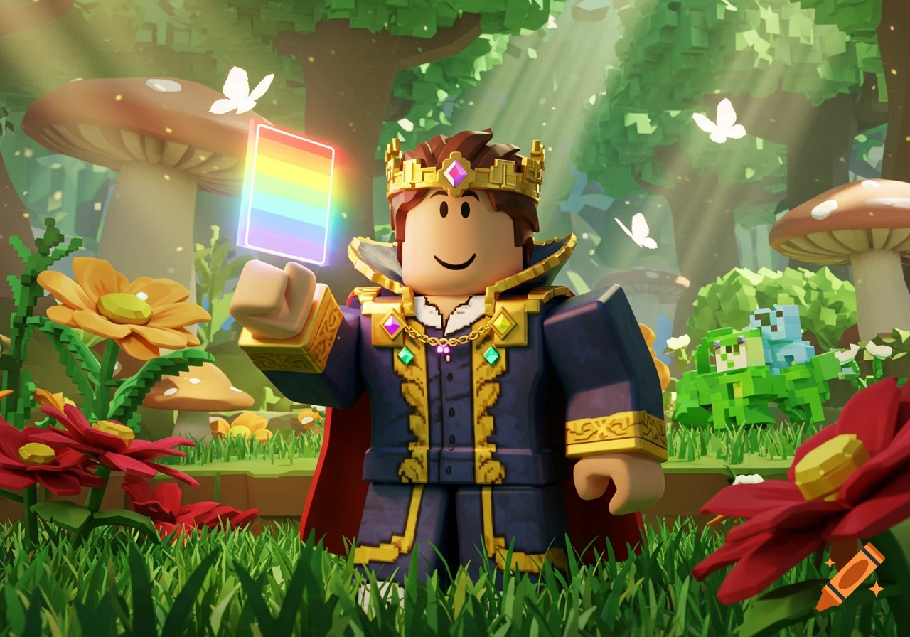 Roblox obby thumbnail on Craiyon