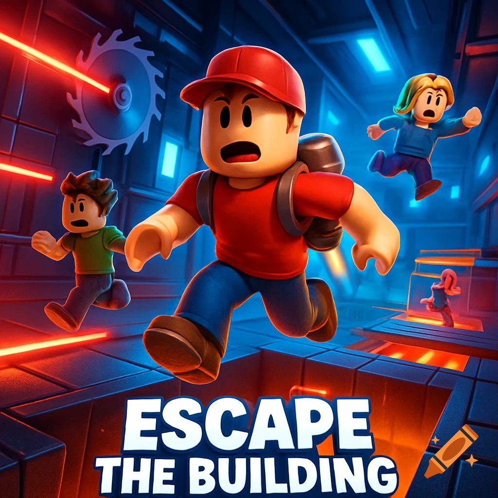 Two Roblox-style characters, one in blue and one in green, prepare to ...