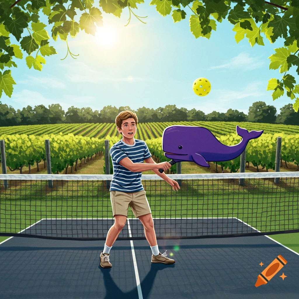 Kids+drawing+tennis created on Craiyon