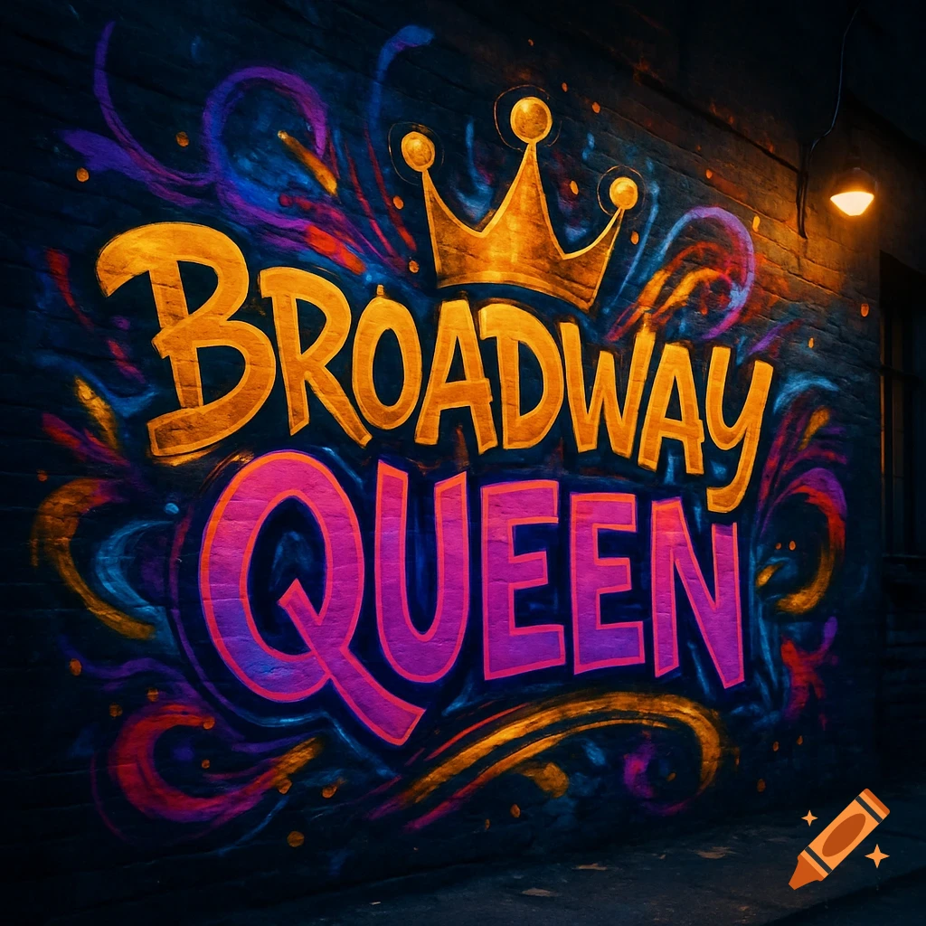 Vibrant graffiti art on a brick wall featuring a golden crown and the ...