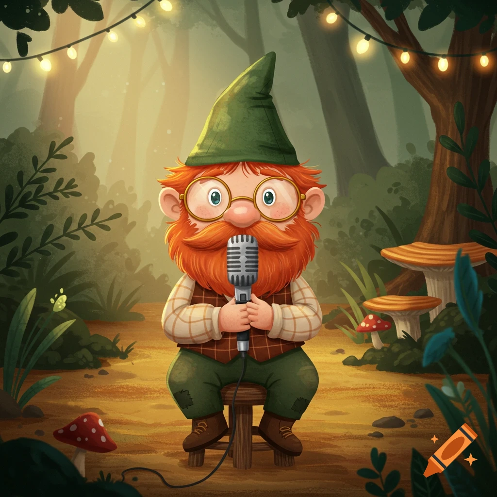 Cute elf face illustration on Craiyon