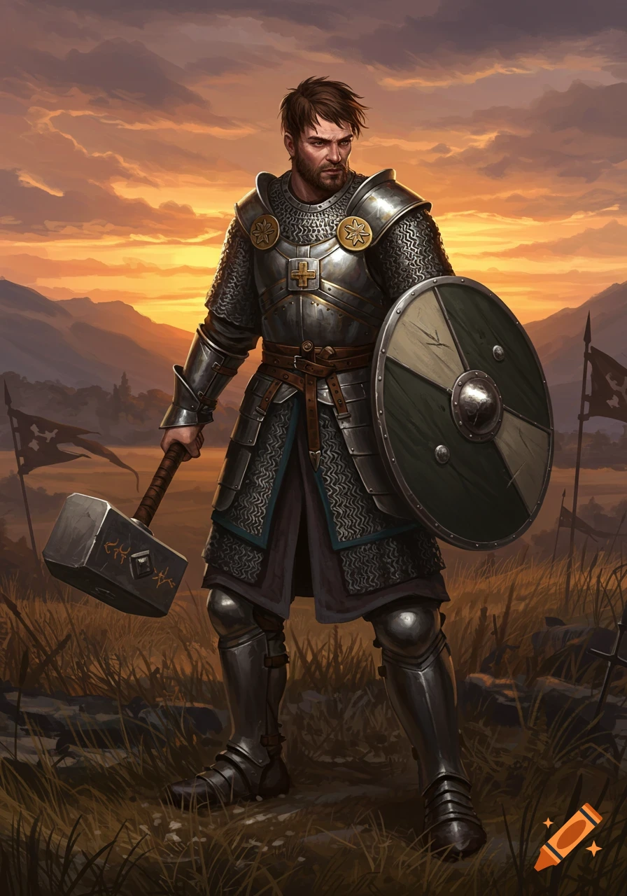 Illustration of a conquistador sitting on a rock on a beach overlooking ...