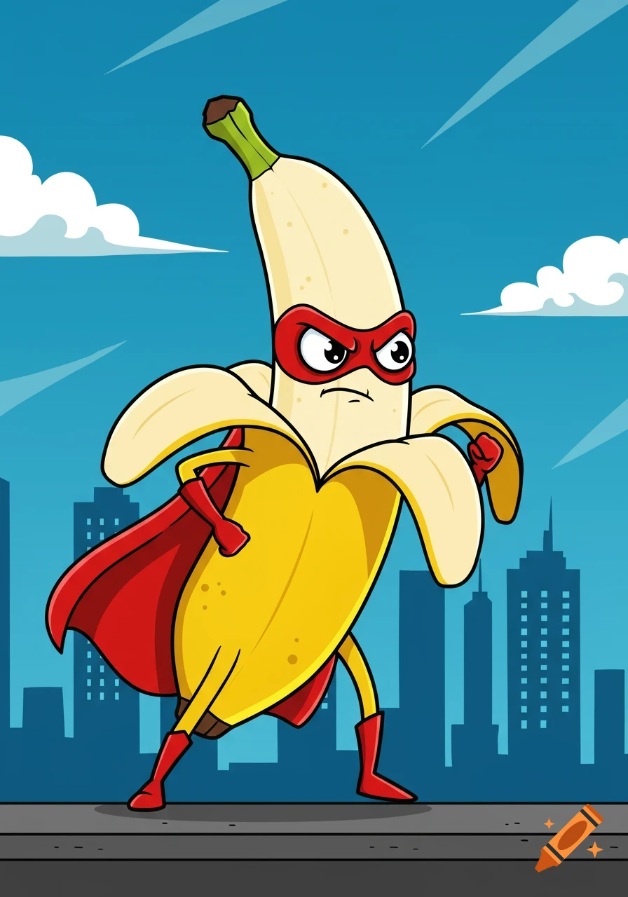 Mitochondria Superhero Cartoon created on Craiyon