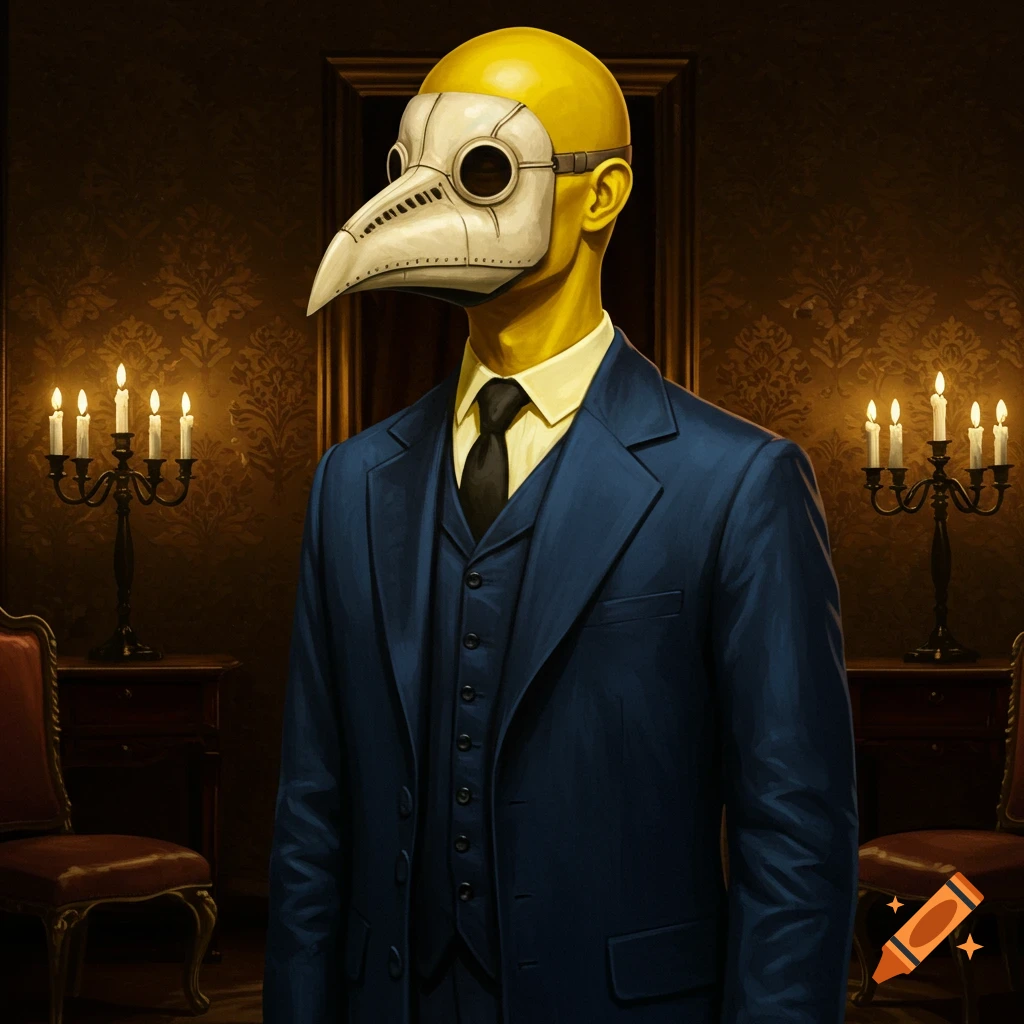 Illustration of Netanyahu in clown costume on Craiyon