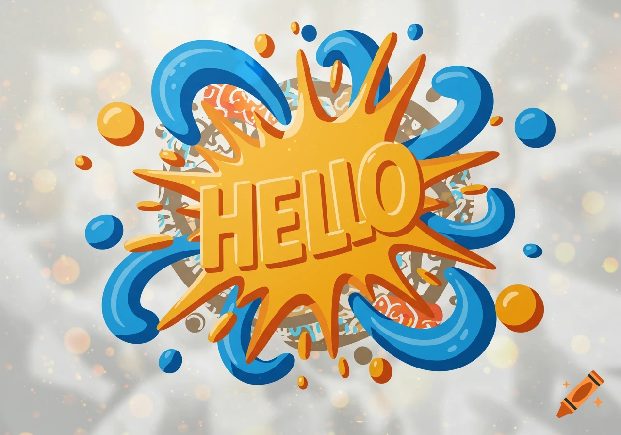 3d Text created on Craiyon