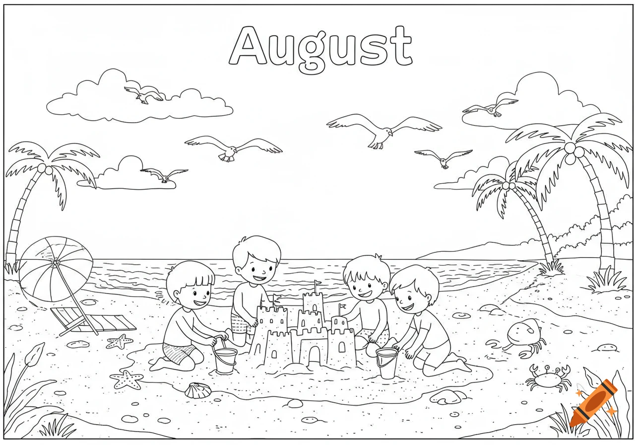 Black+and+white+coloring+page+with+names created on Craiyon