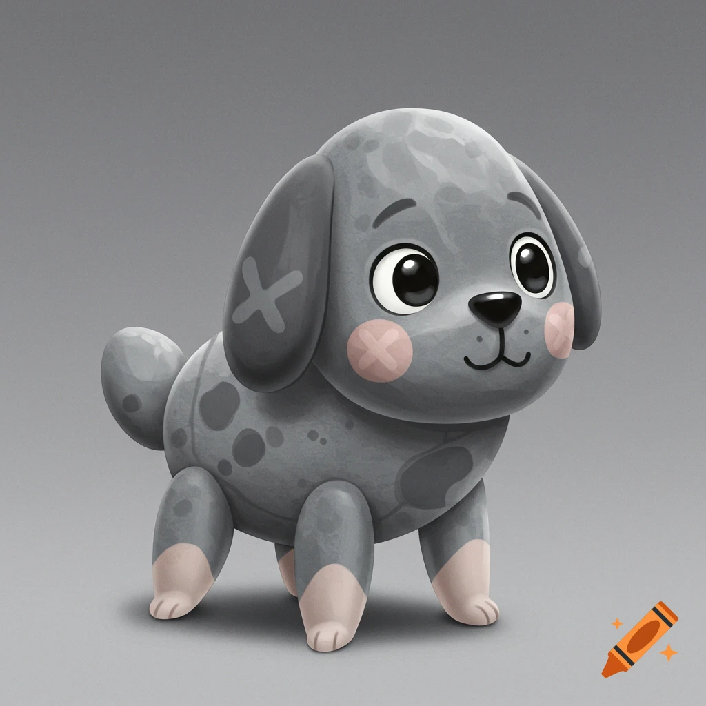 Dog+and+black+bear+animation created on Craiyon