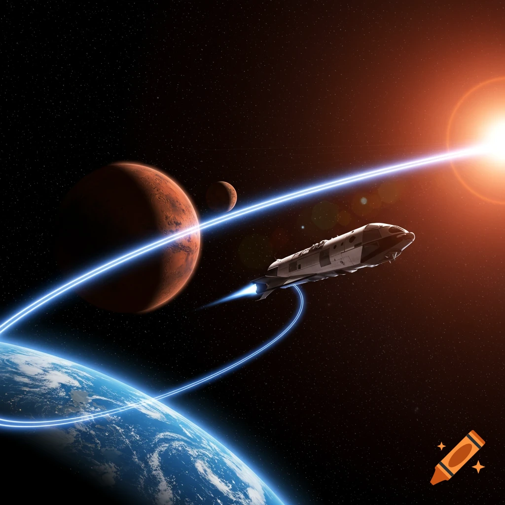 Spaceships created on Craiyon