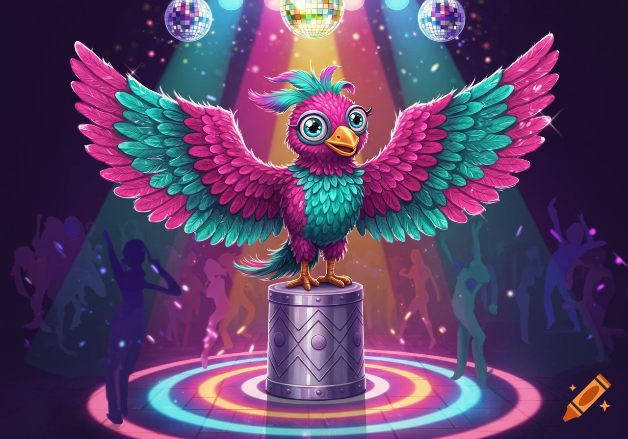 Bird Character created on Craiyon