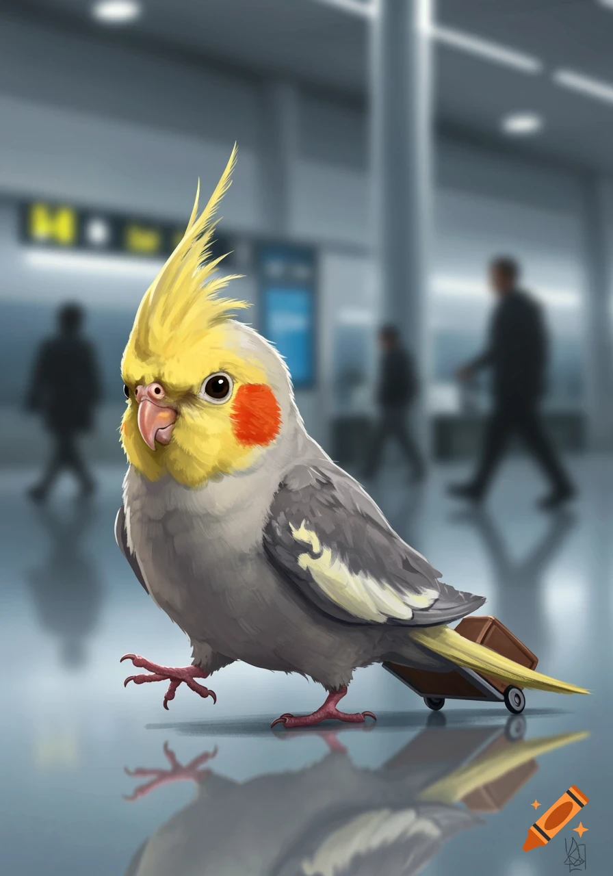 Line+art+parrot created on Craiyon